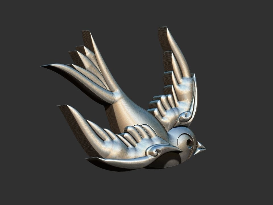 Bird dove Holy Spirit 3D model 3D printable | CGTrader