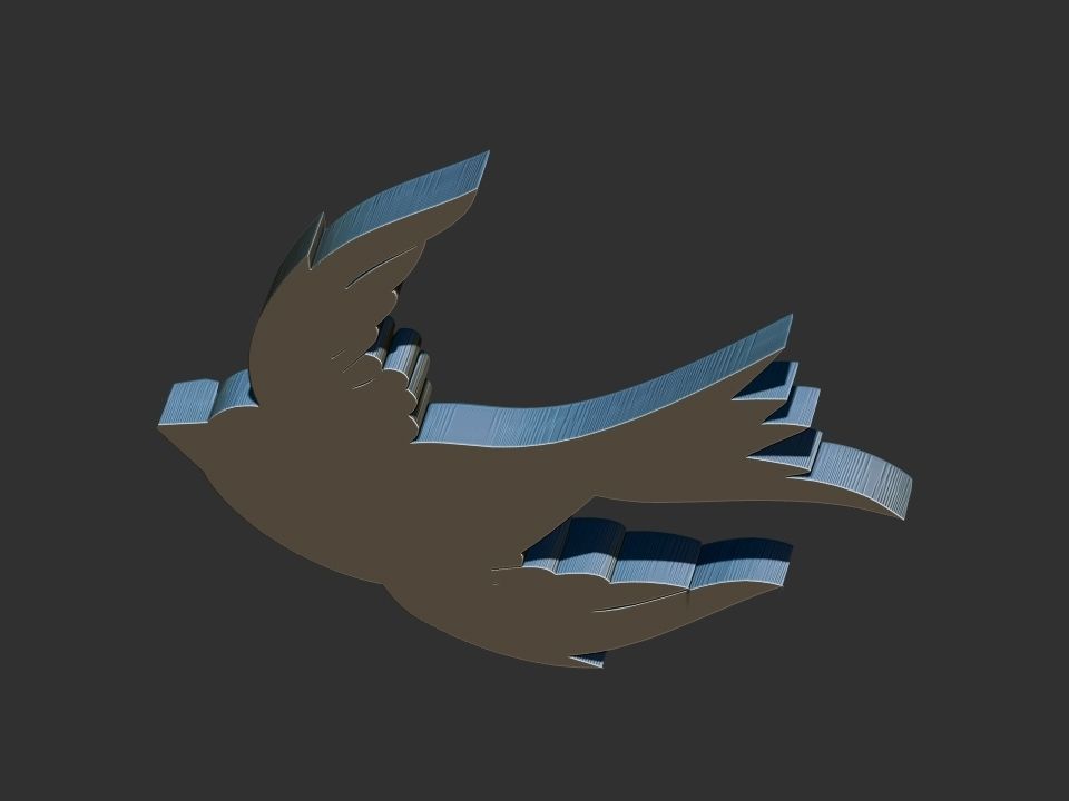 Bird dove Holy Spirit 3D model 3D printable | CGTrader