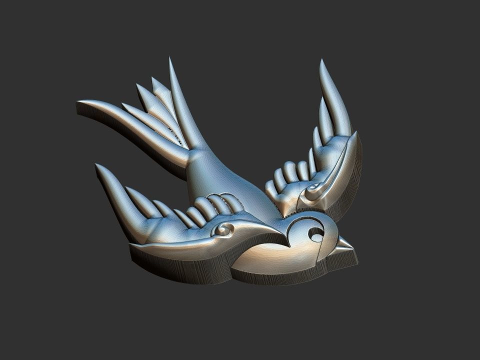 Bird dove Holy Spirit 3D model 3D printable | CGTrader