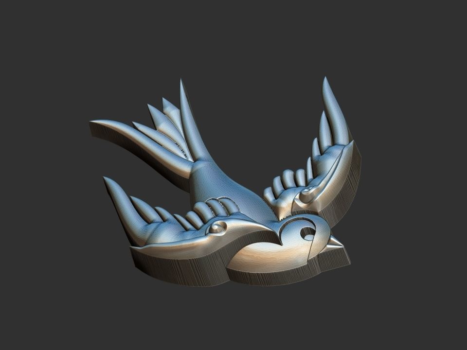 Bird dove Holy Spirit 3D model 3D printable | CGTrader