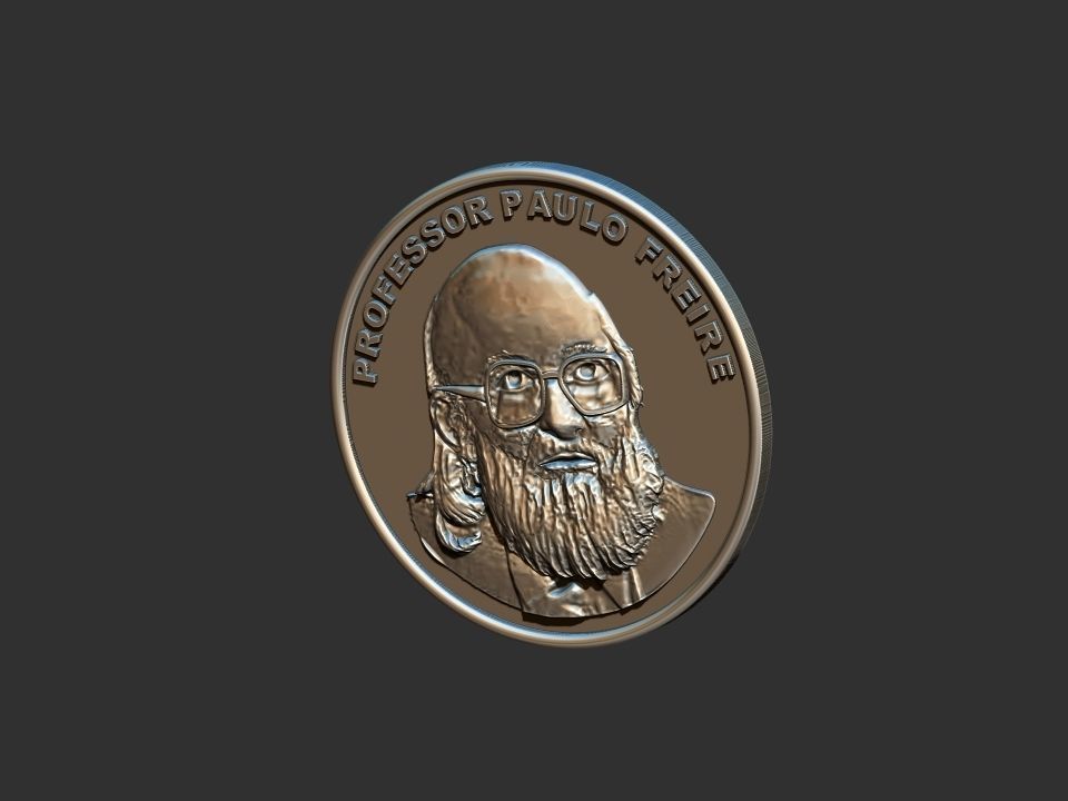 Paulo Freire Relief 3D model 3D printable | CGTrader