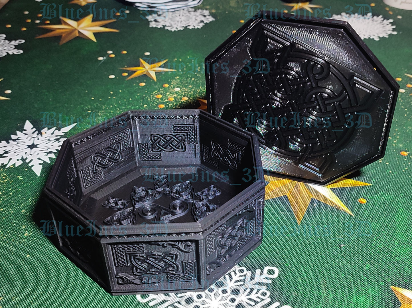CELTIC SLAVIC PAGAN WICCA BOX WITH 5 ELEMENTALS 3D model 3D printable ...