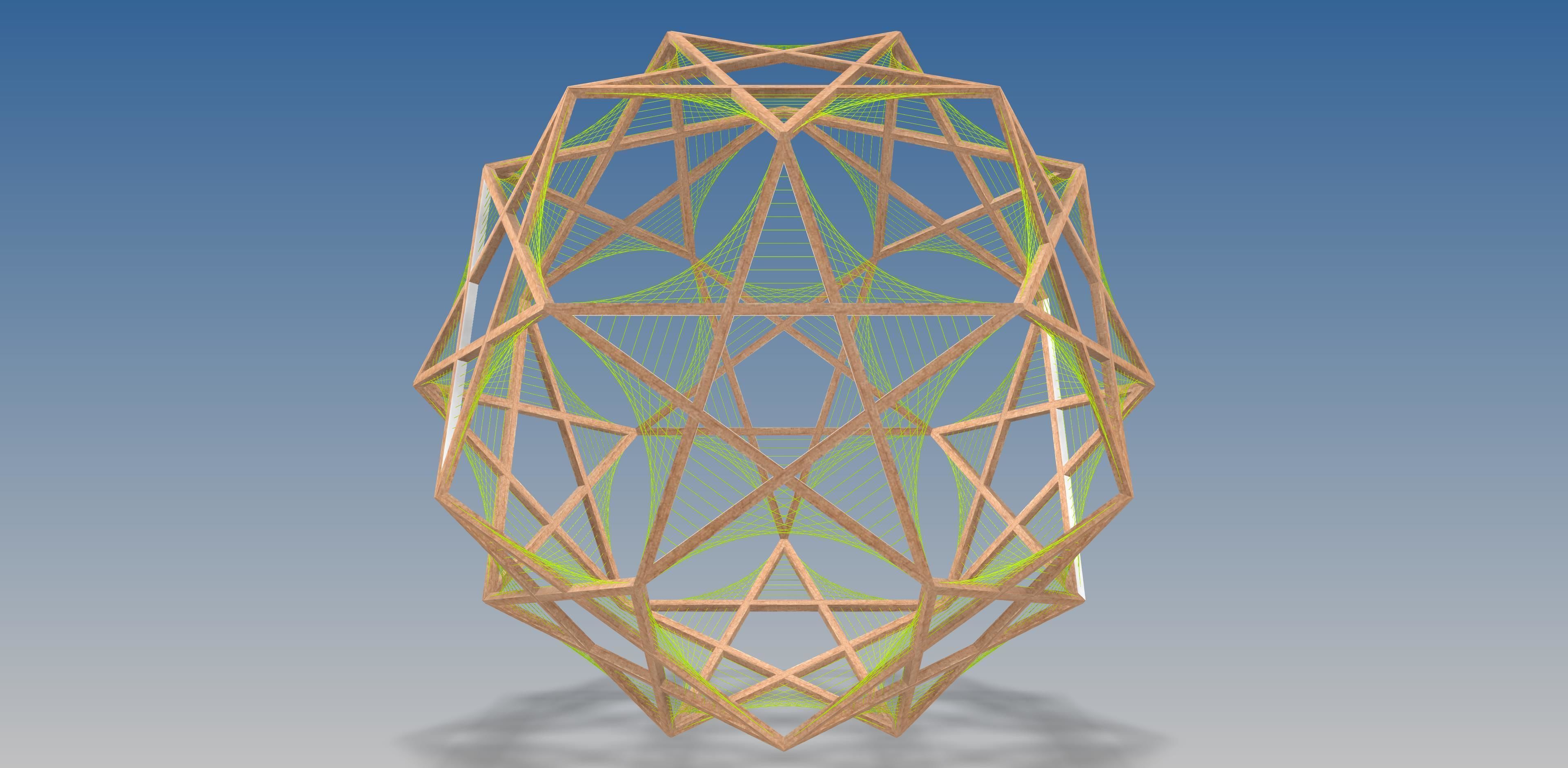 Dodeka dodecahedron 3D model 3D printable | CGTrader