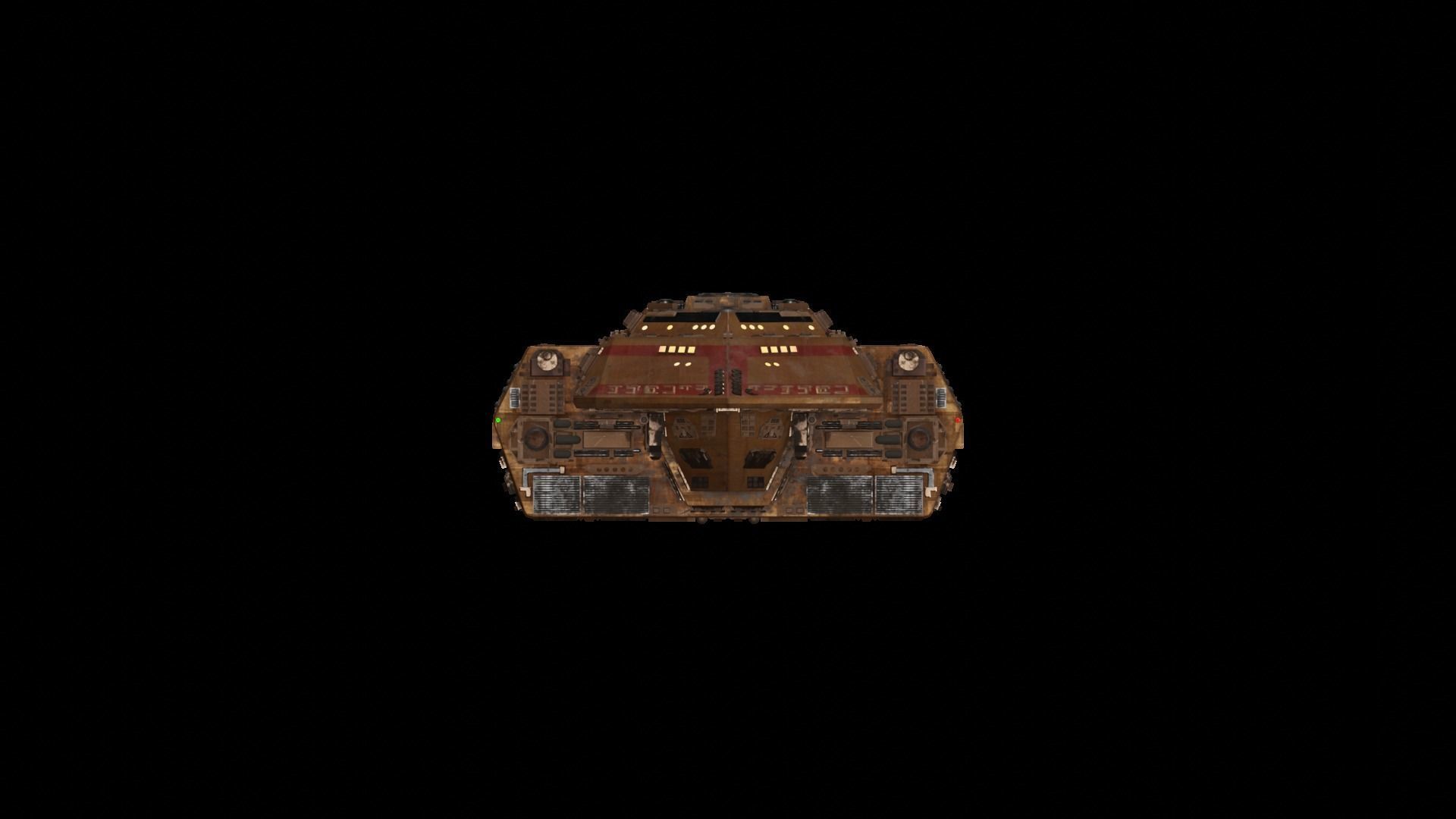 Star Trek Batris Talarian Freighter Starship 3D model | CGTrader