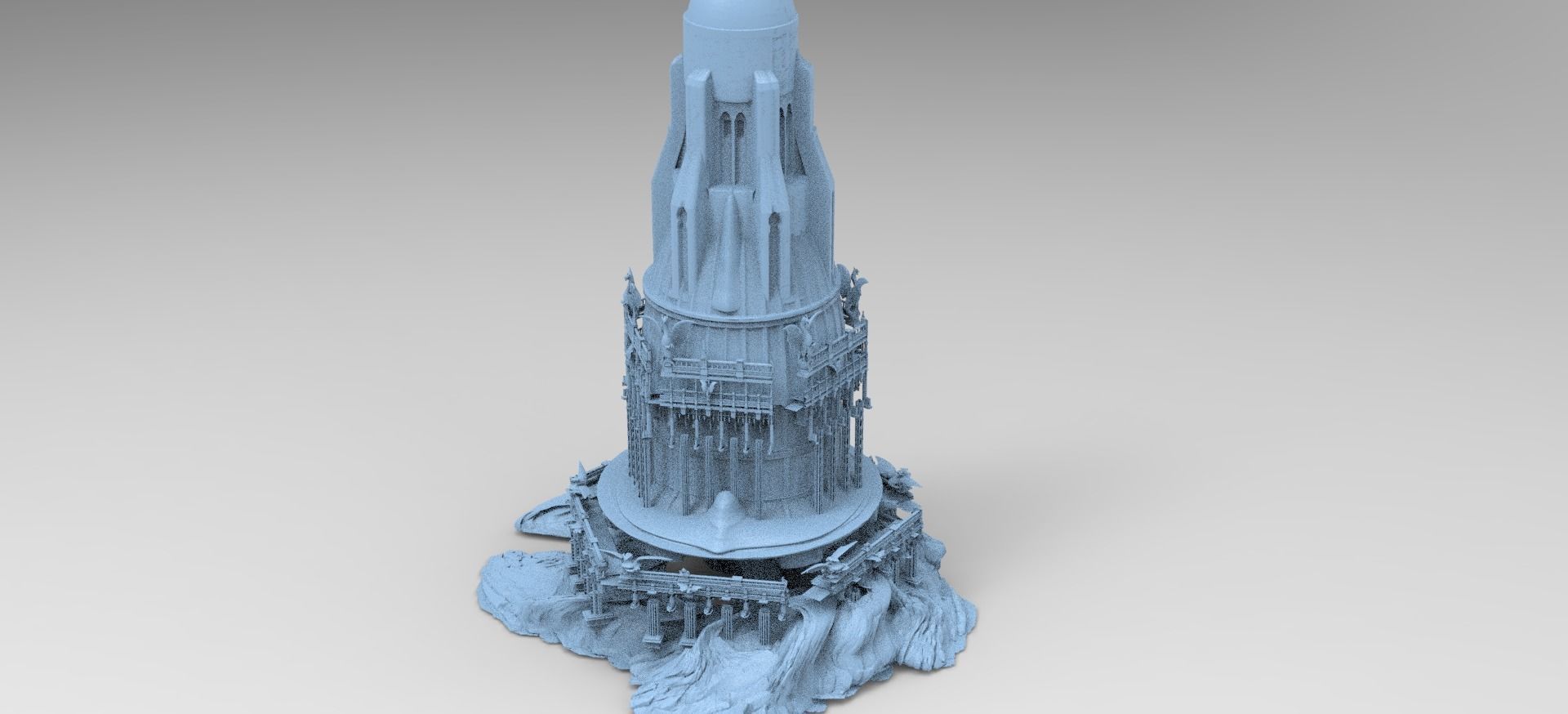 Arabian Sea Ship Fleet Tower 3D model | CGTrader
