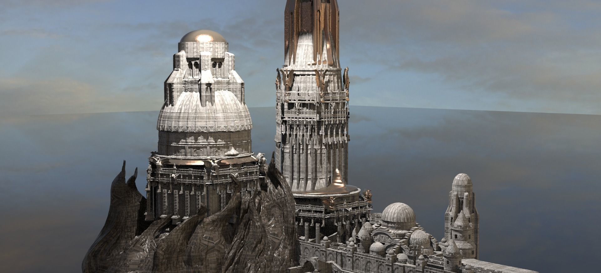 Arabian Sea Sinbad Voyages Tower 3D model | CGTrader