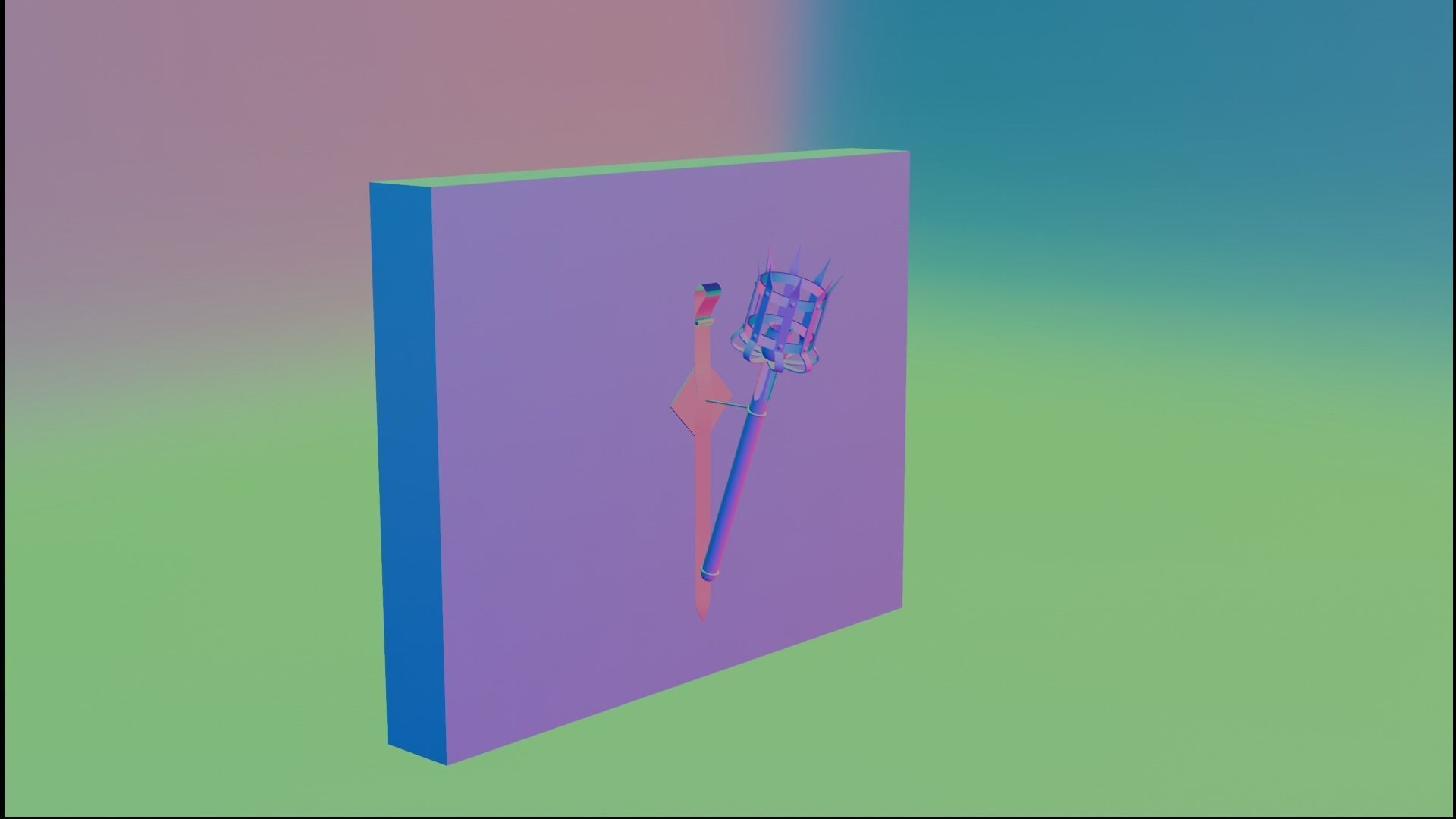 High Poly Medieval Wall Torch 3D model | CGTrader