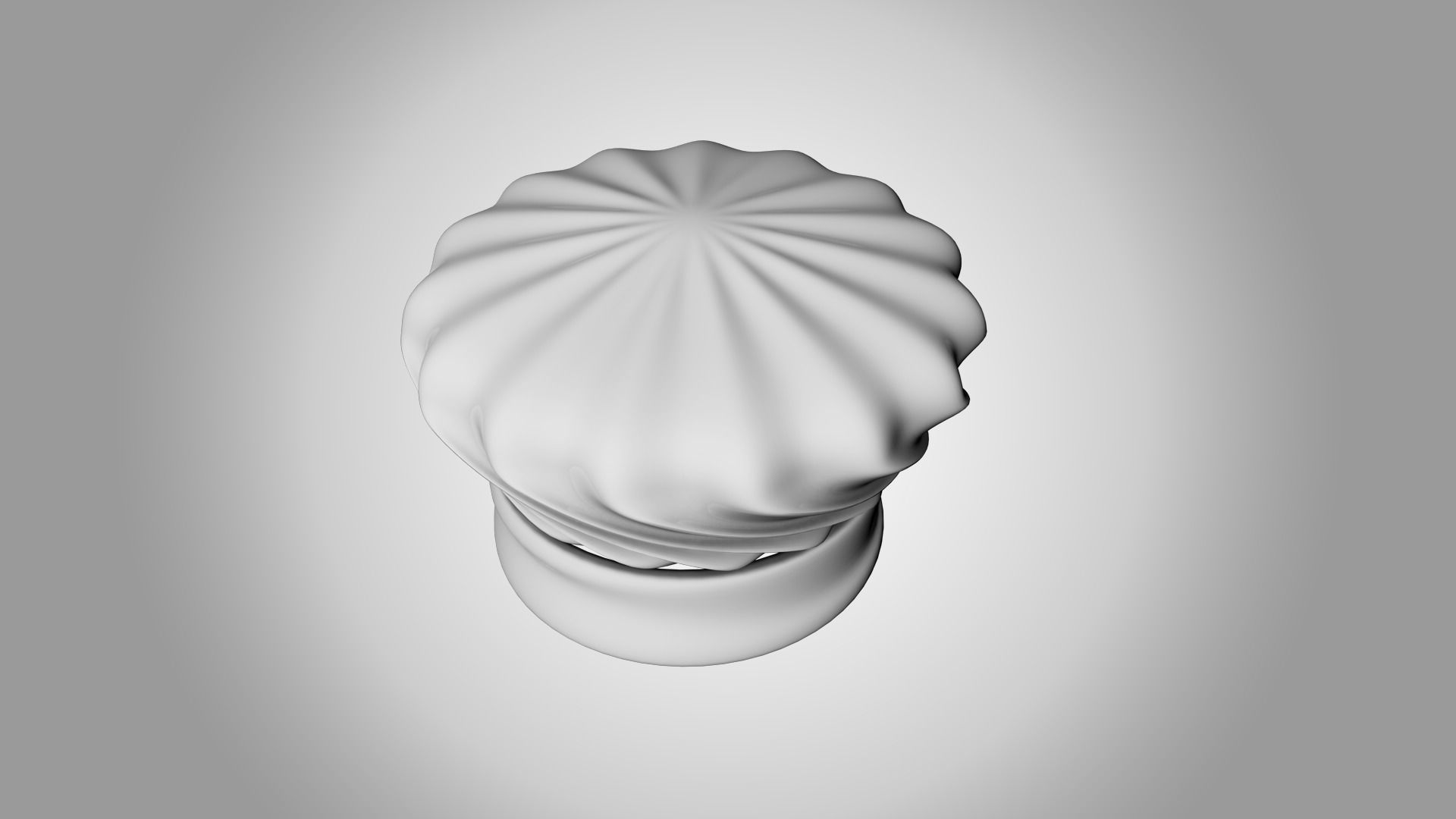 3D model Chef Hat Low-poly VR / AR / low-poly | CGTrader