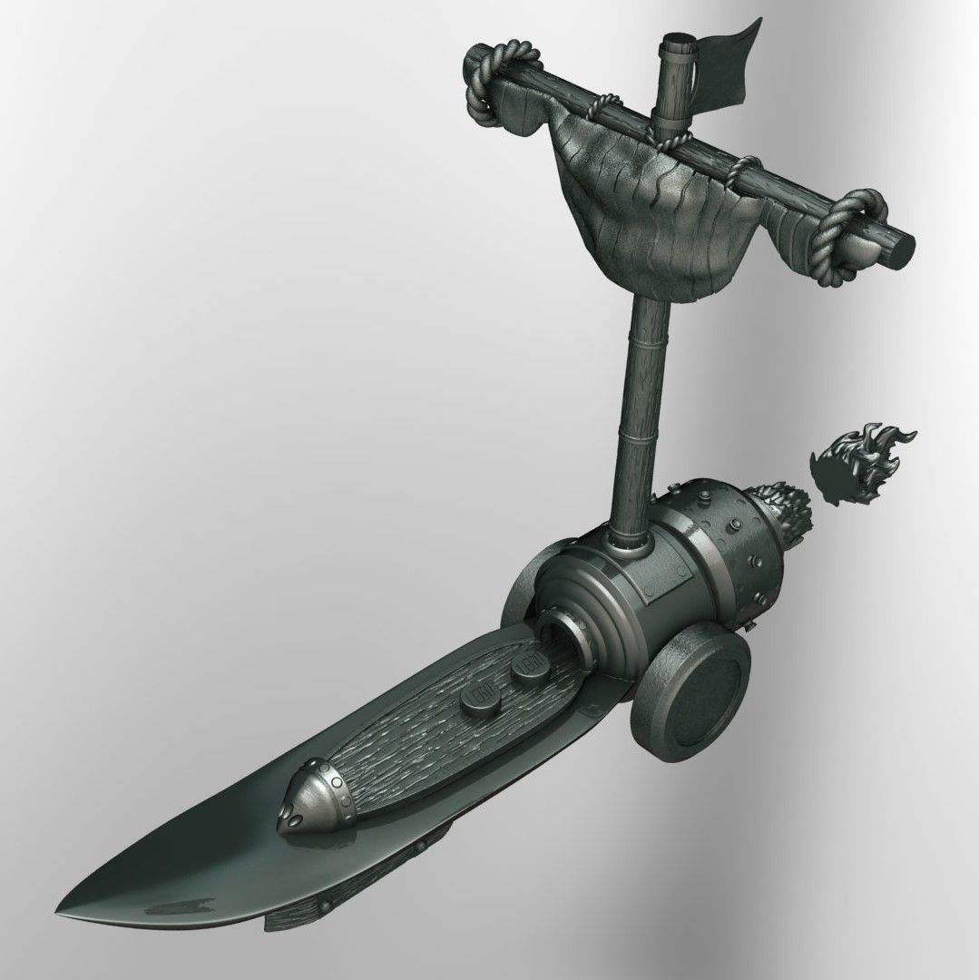 ACE STRIKER SPEED RAFT LEGO MINIFIGURE COMPATIBLE 3D model 3D printable ...