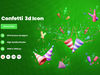 Confetti 3d Icon Illustration pack 3D model | CGTrader