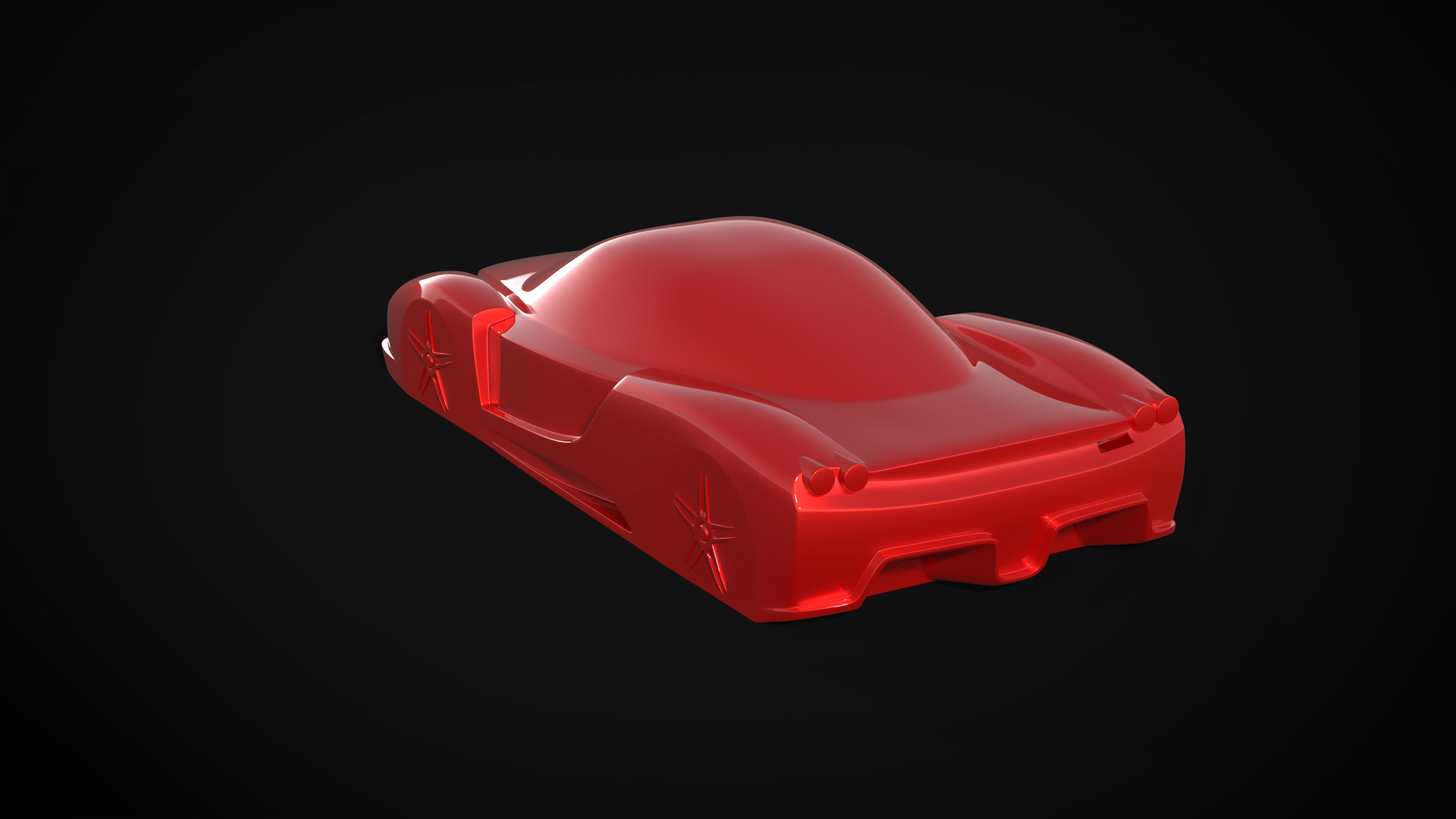 Ferrari Enzo Speedform Supercar Automotive Art 3D model | CGTrader