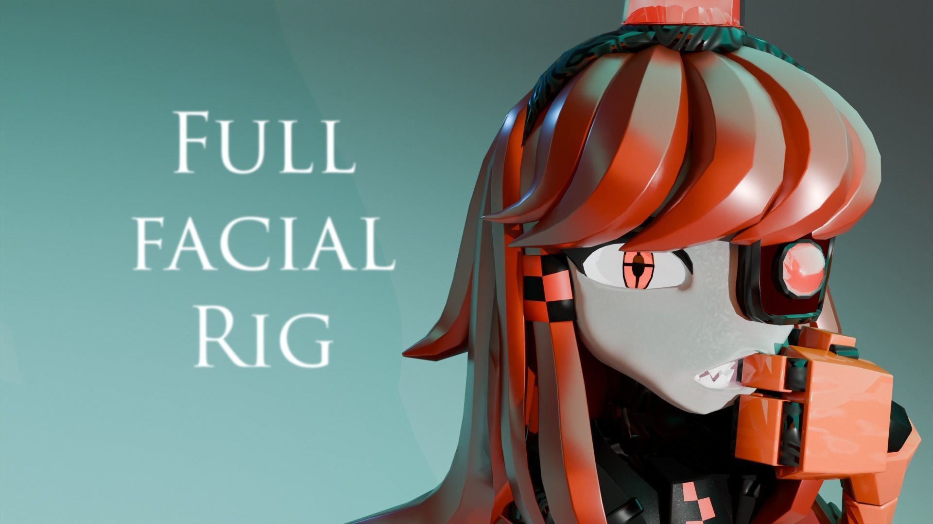 Mimi sentry in the style of Oni Animations free 3D model rigged | CGTrader