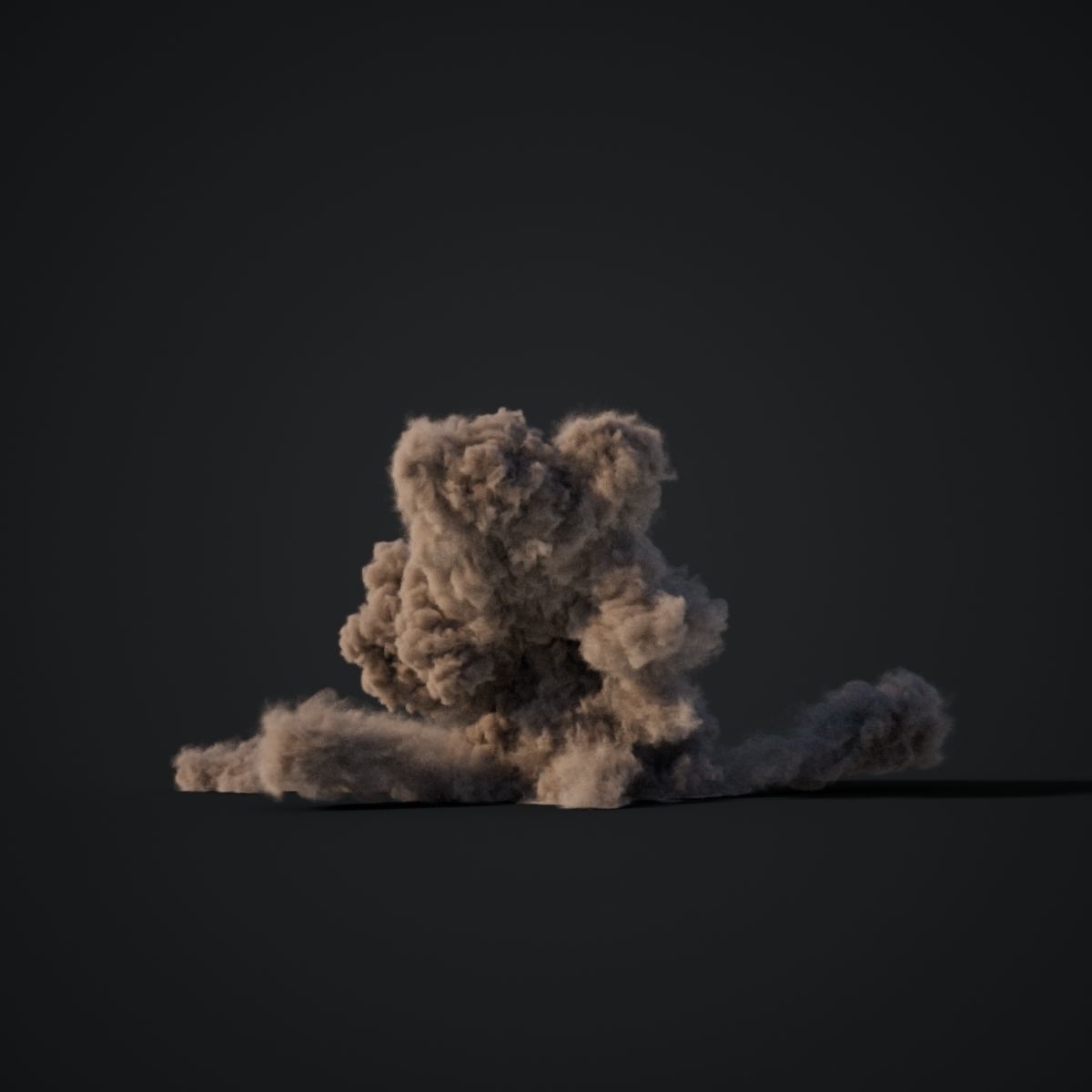 VDB Animated Dust Explosion 10 3D model animated | CGTrader