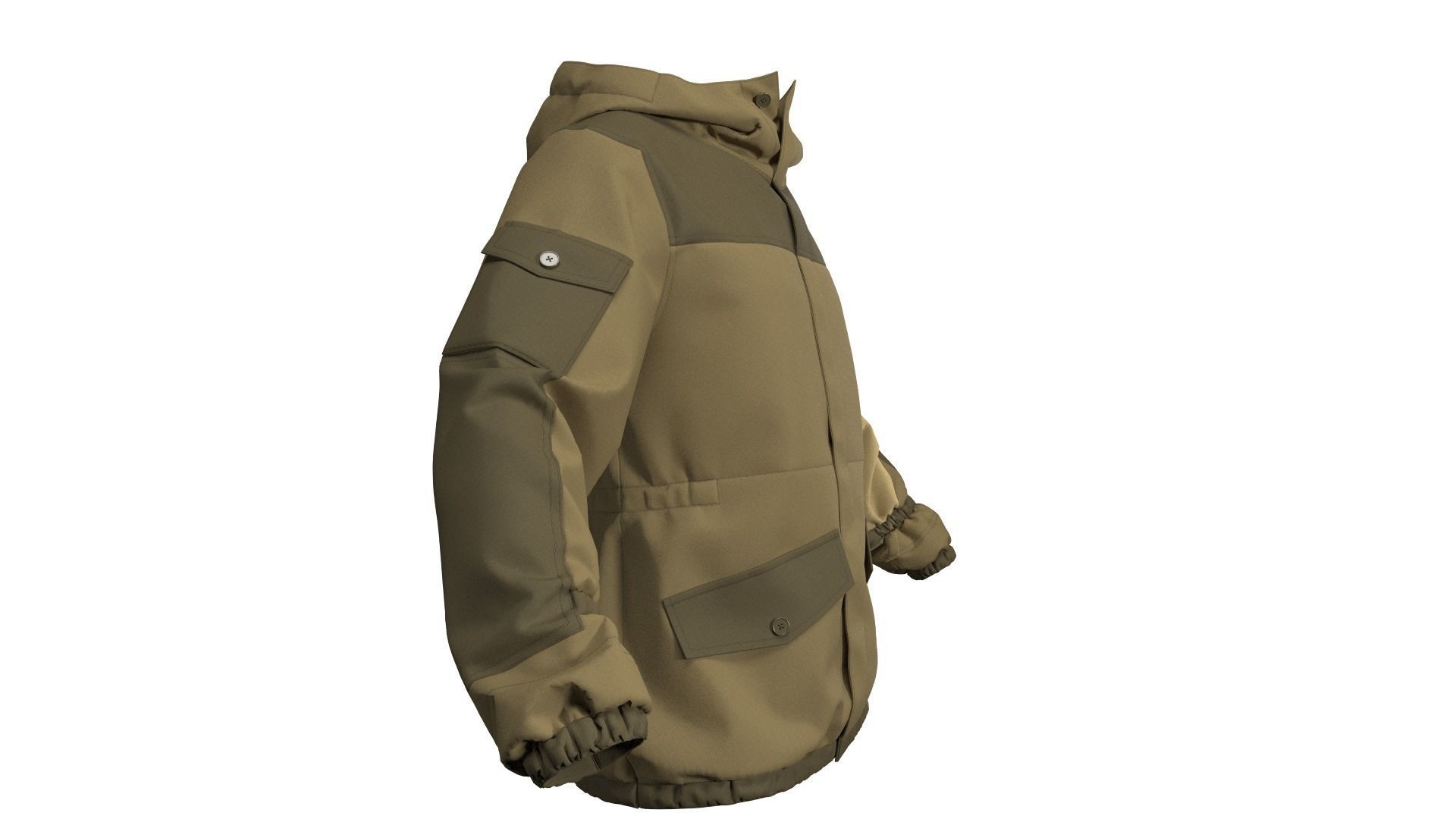 Gorka Uniform Jacket - Marvelous Designer 3D model | CGTrader