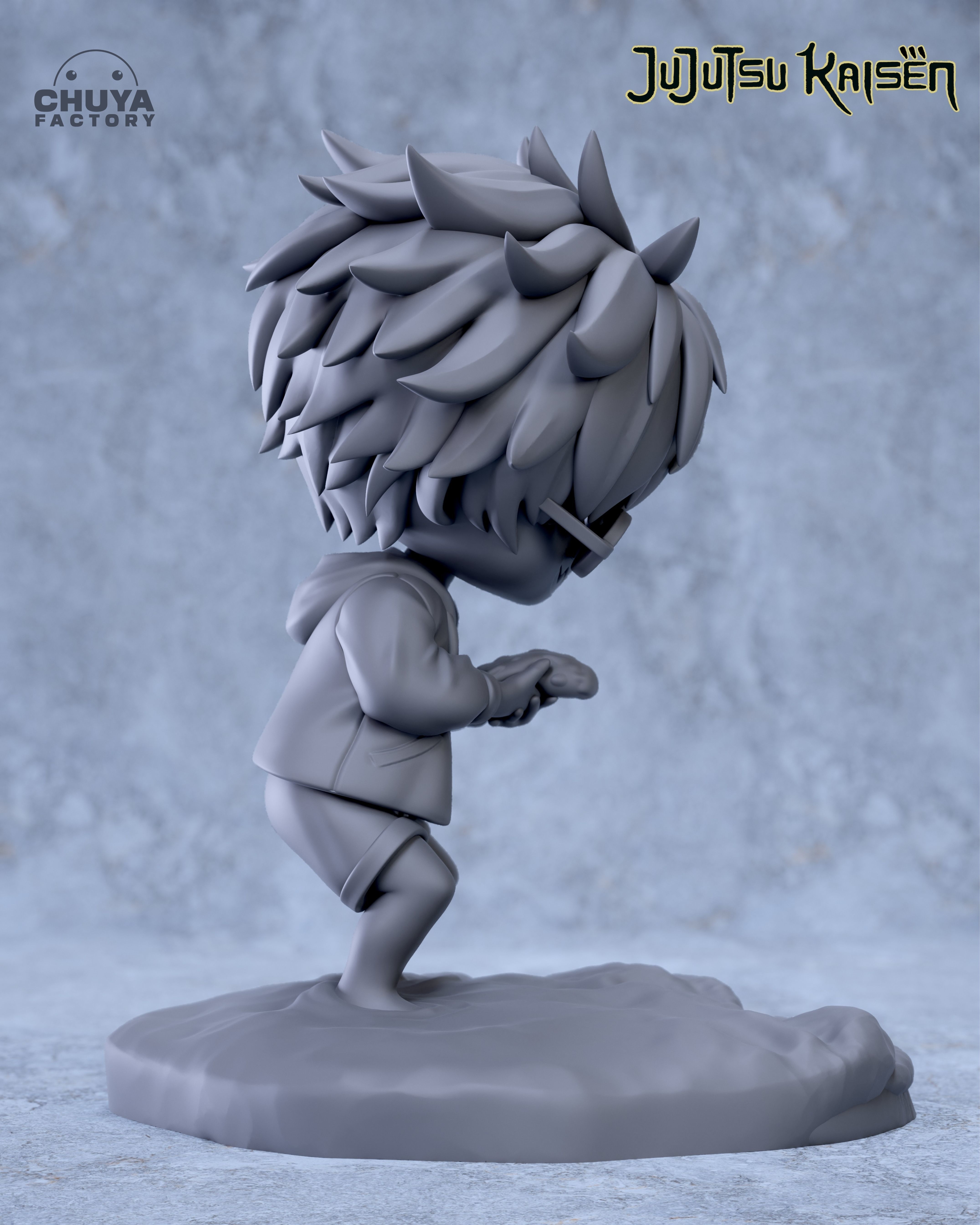 Gojo Chibi 3D model 3D printable | CGTrader