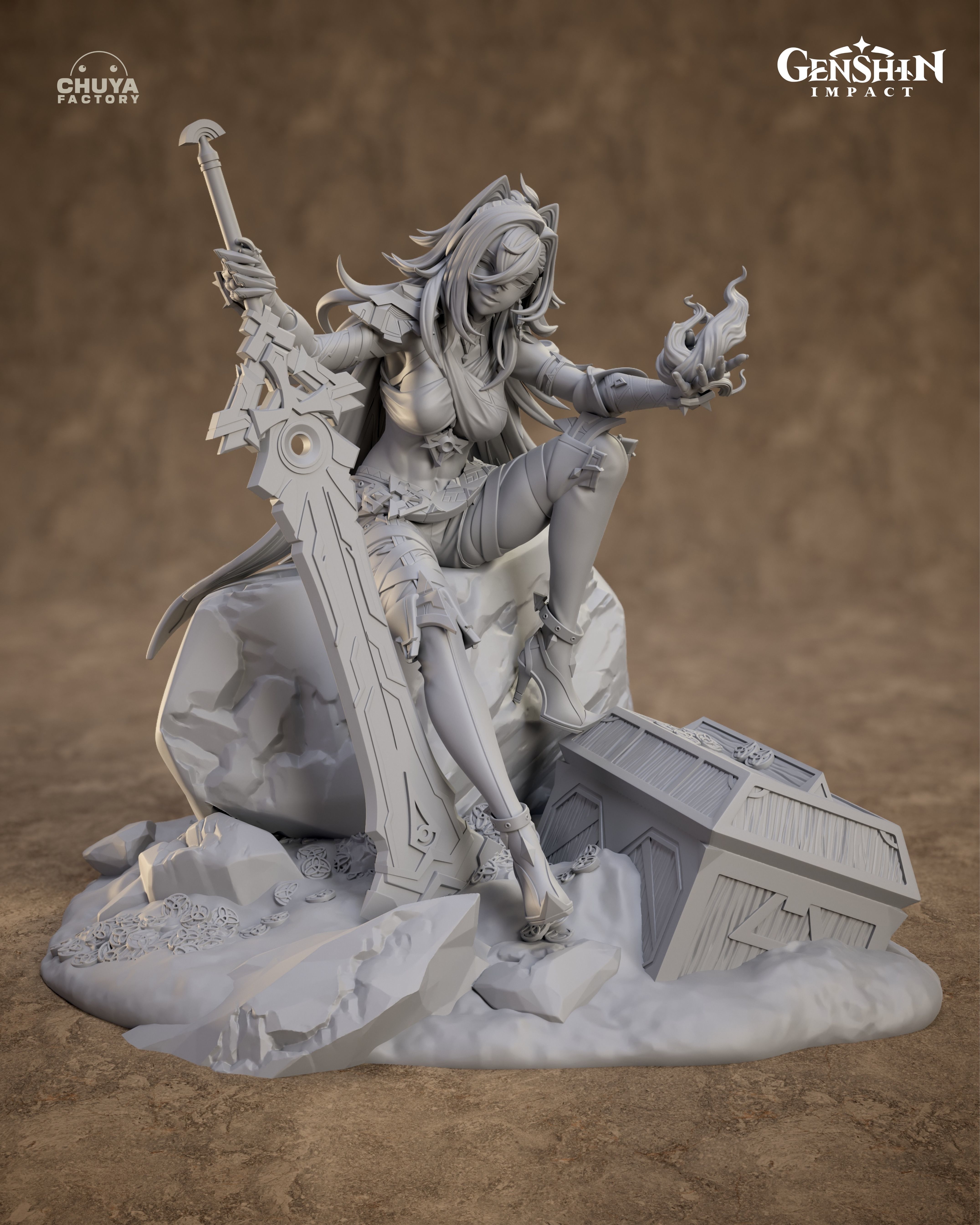 Dehya - Genshin Impact 3D model 3D printable | CGTrader