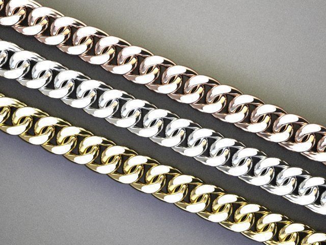 cuban chain and box clasp lock 3D printable model 3D model 3D printable ...