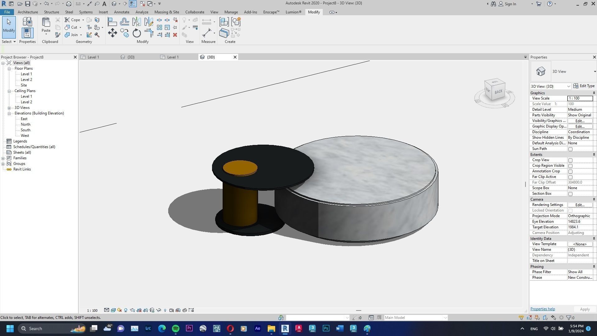 Modern Coffee Table Living Table Revit Family Pack 3D model | CGTrader