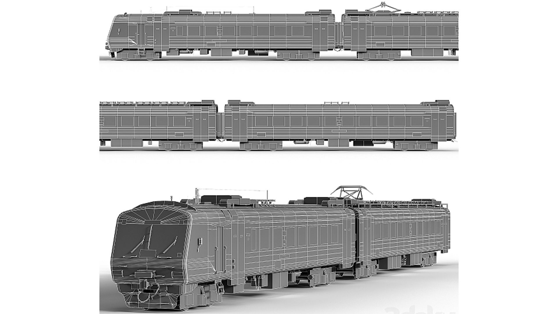 Russian Railways 3D model | CGTrader