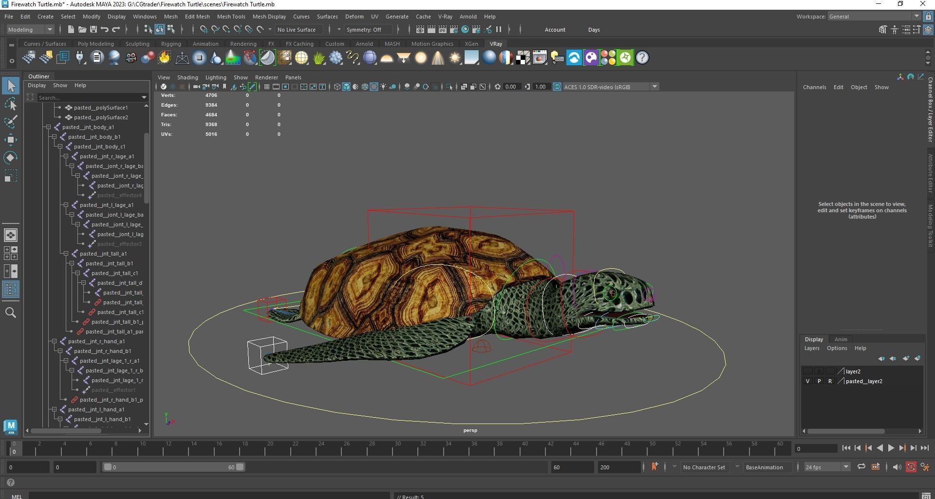 3D model Firewatch Turtle VR / AR / low-poly | CGTrader