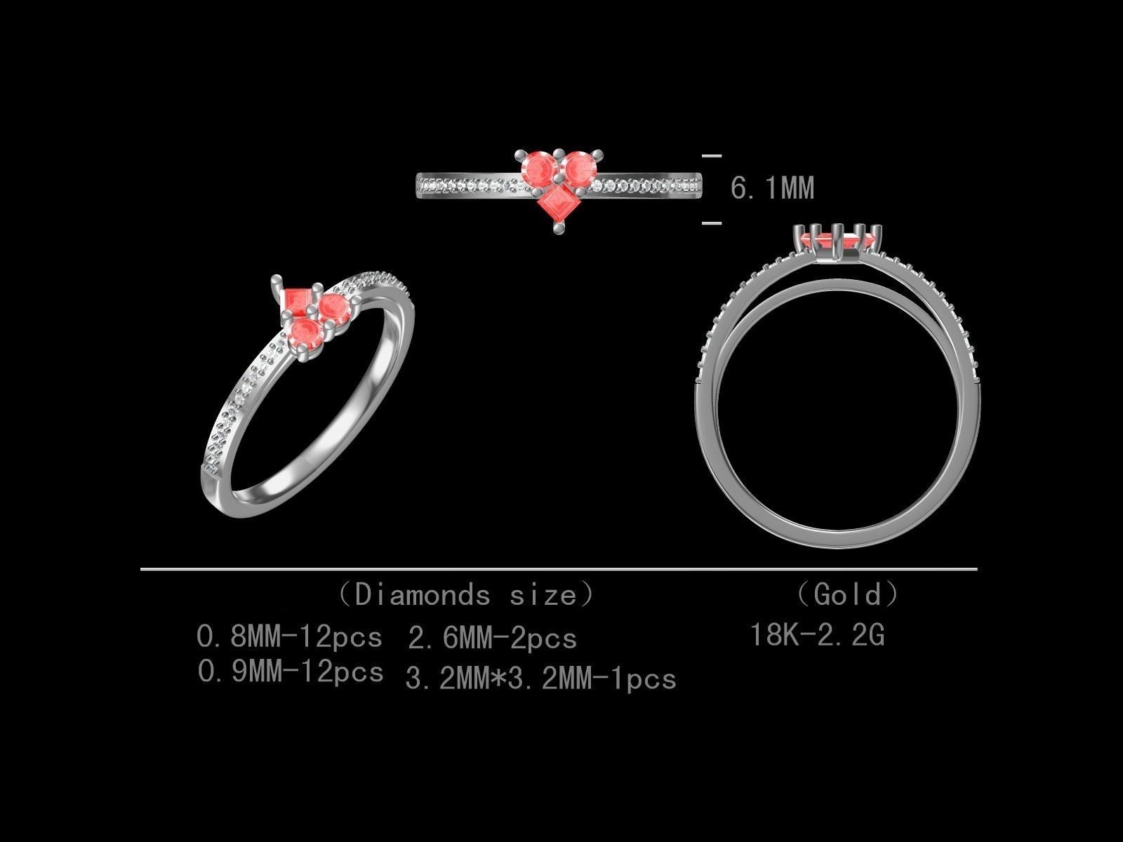 Fancy Diamond Engagement ring ready for sale at lowest price free 3D ...