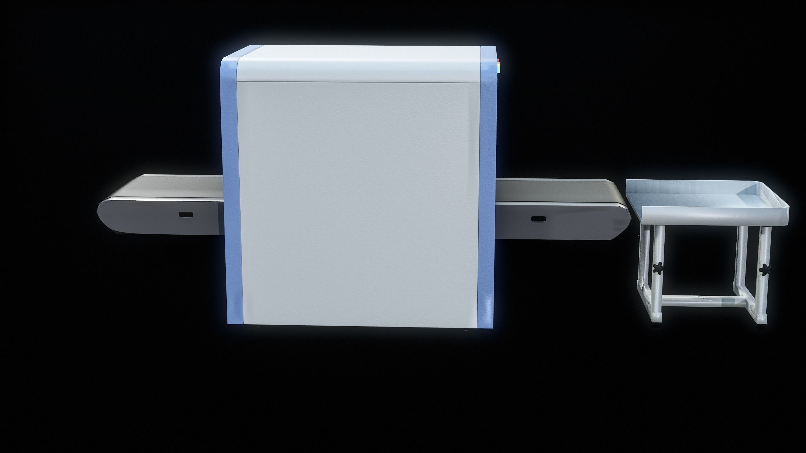 3D model Airport Luggage Baggage X-Ray Scanner PBR VR / AR / low-poly ...