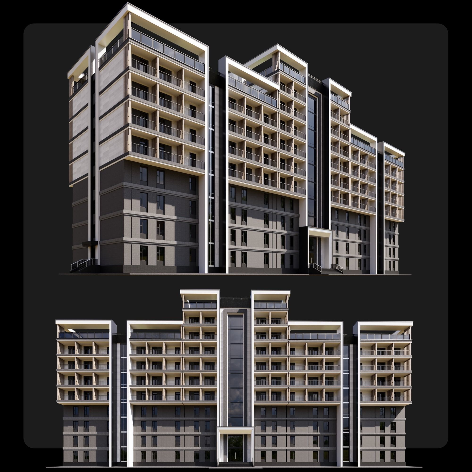 05 Hostel Building 3D model | CGTrader