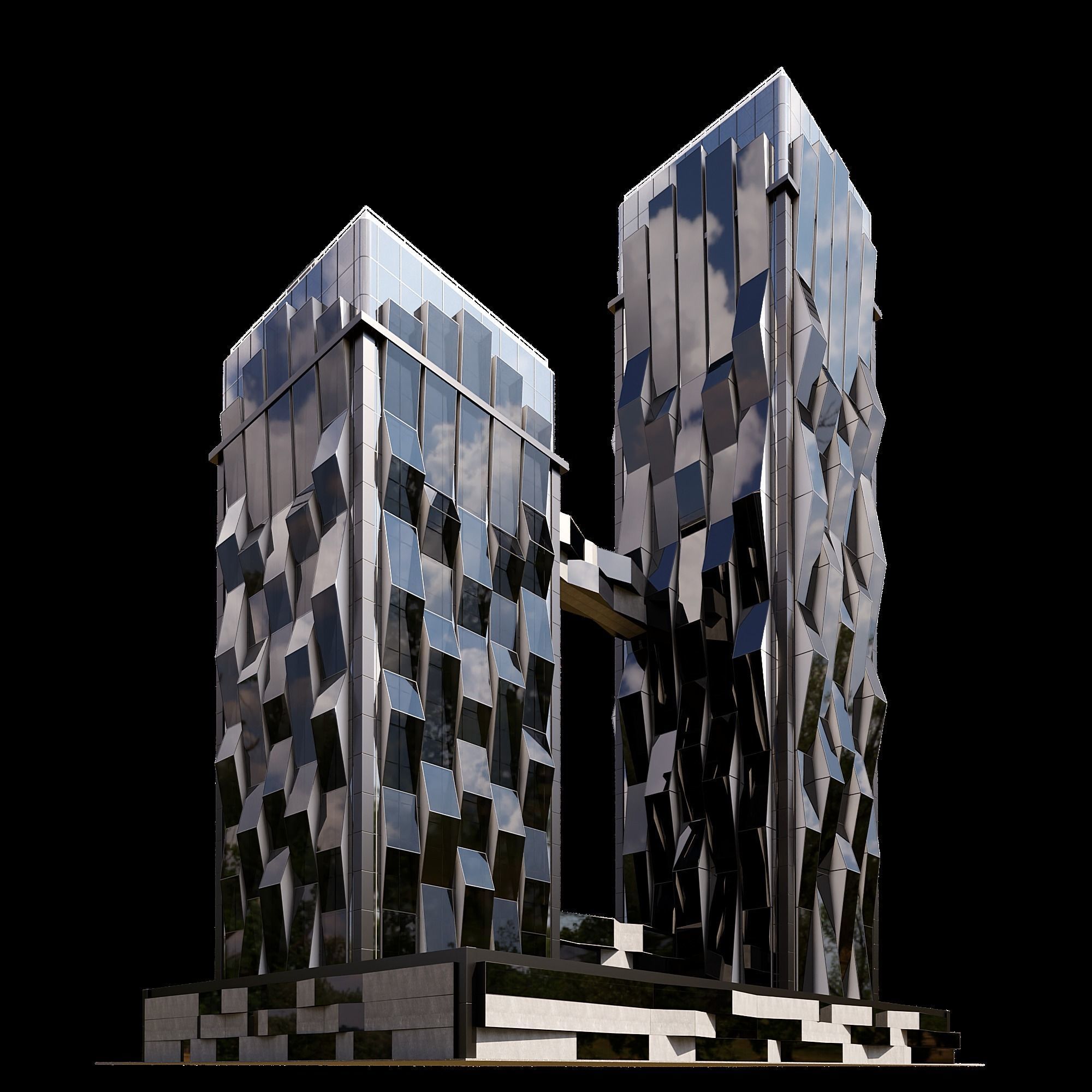 14 High-Rise Building 3D model | CGTrader