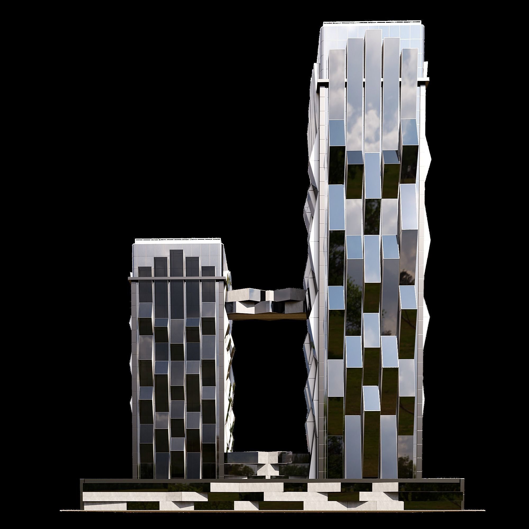 14 High-Rise Building 3D model | CGTrader