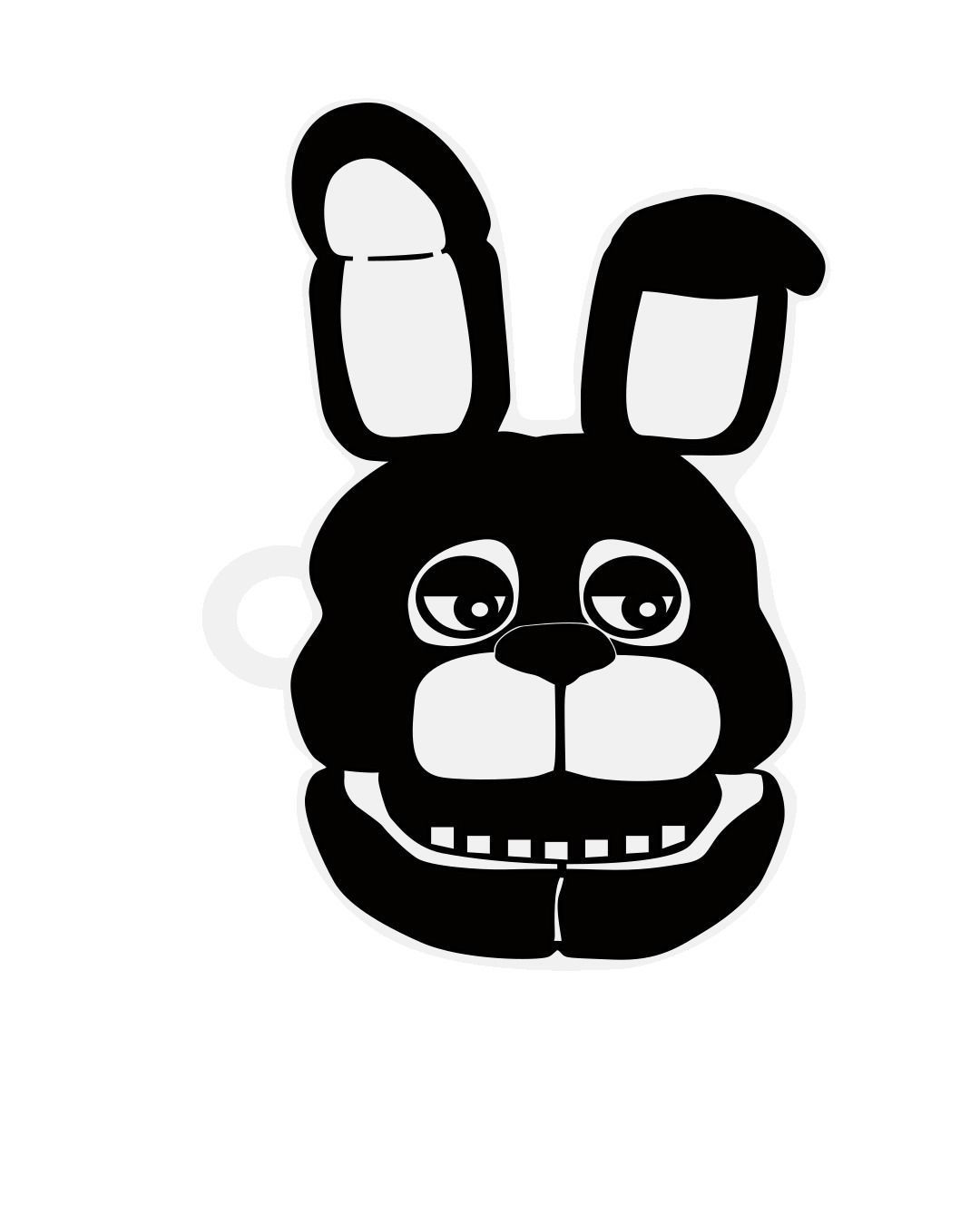 FNAF Vector Keychain 3D model 3D printable | CGTrader