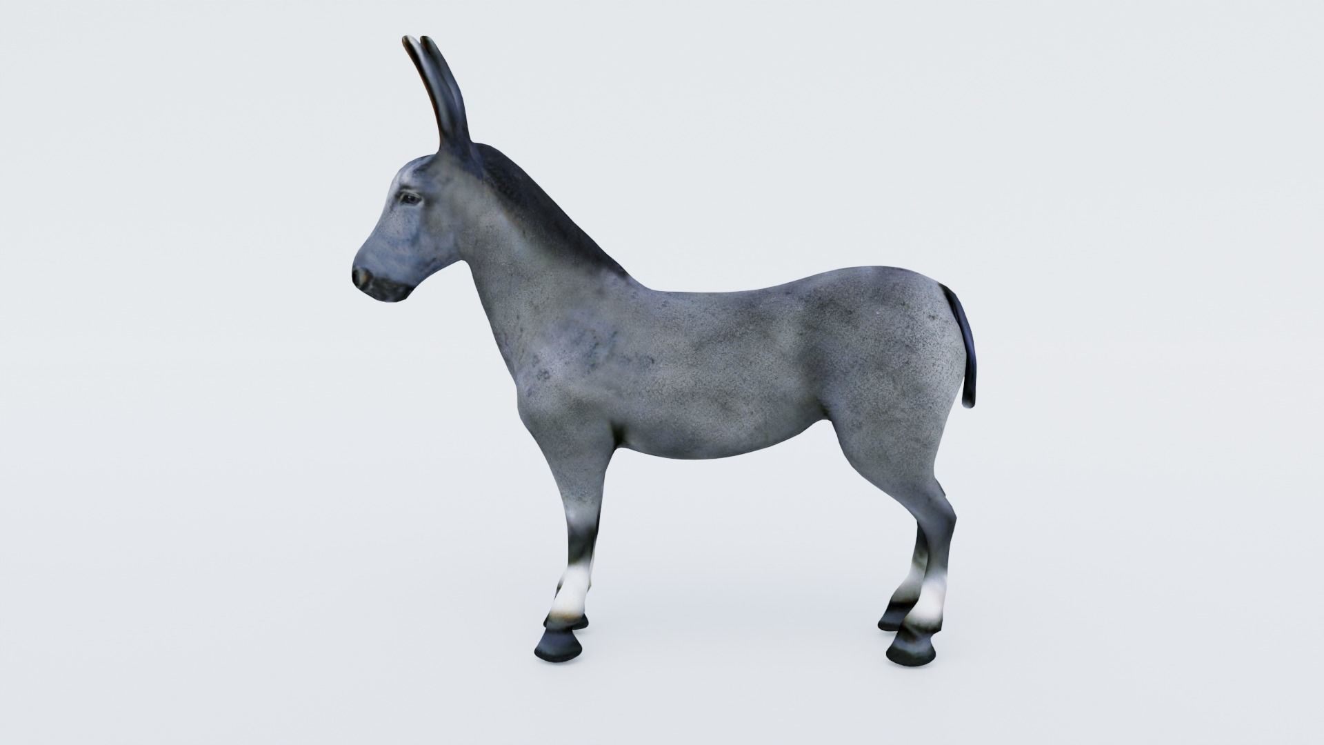 Donkey free 3D model | CGTrader