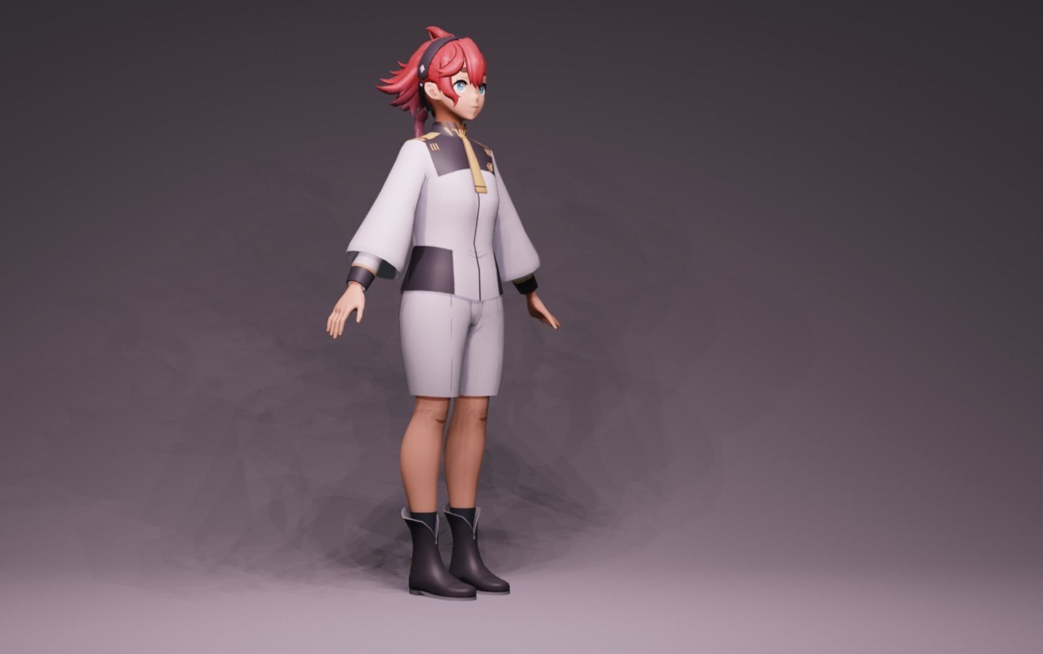 Anime Character - Gundam Suletta 3D model | CGTrader