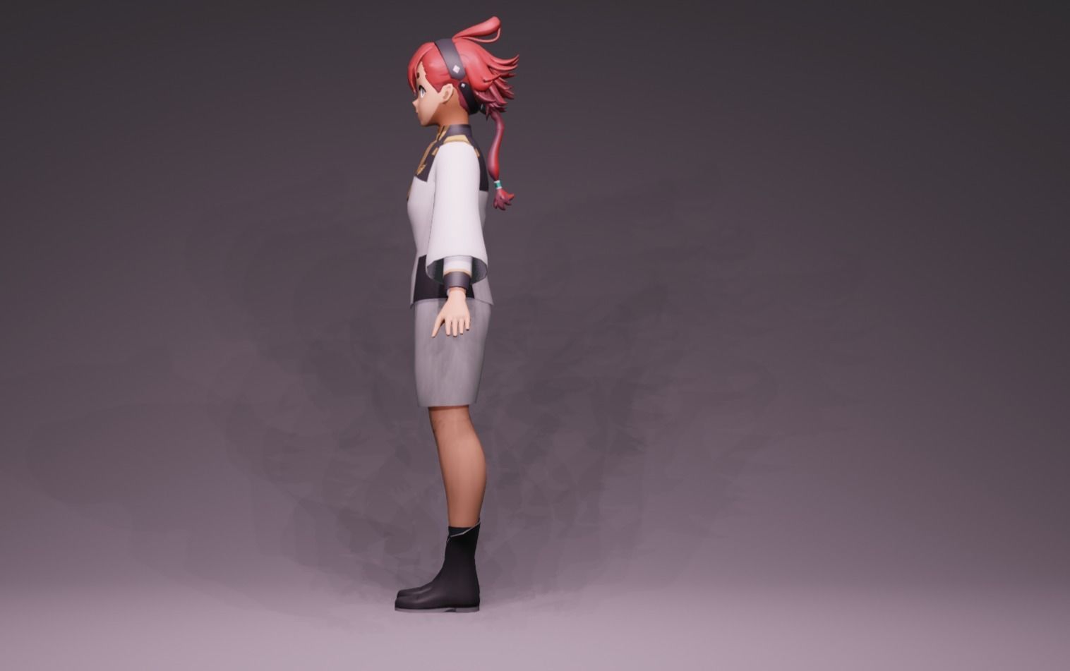 Anime Character - Gundam Suletta 3D model | CGTrader