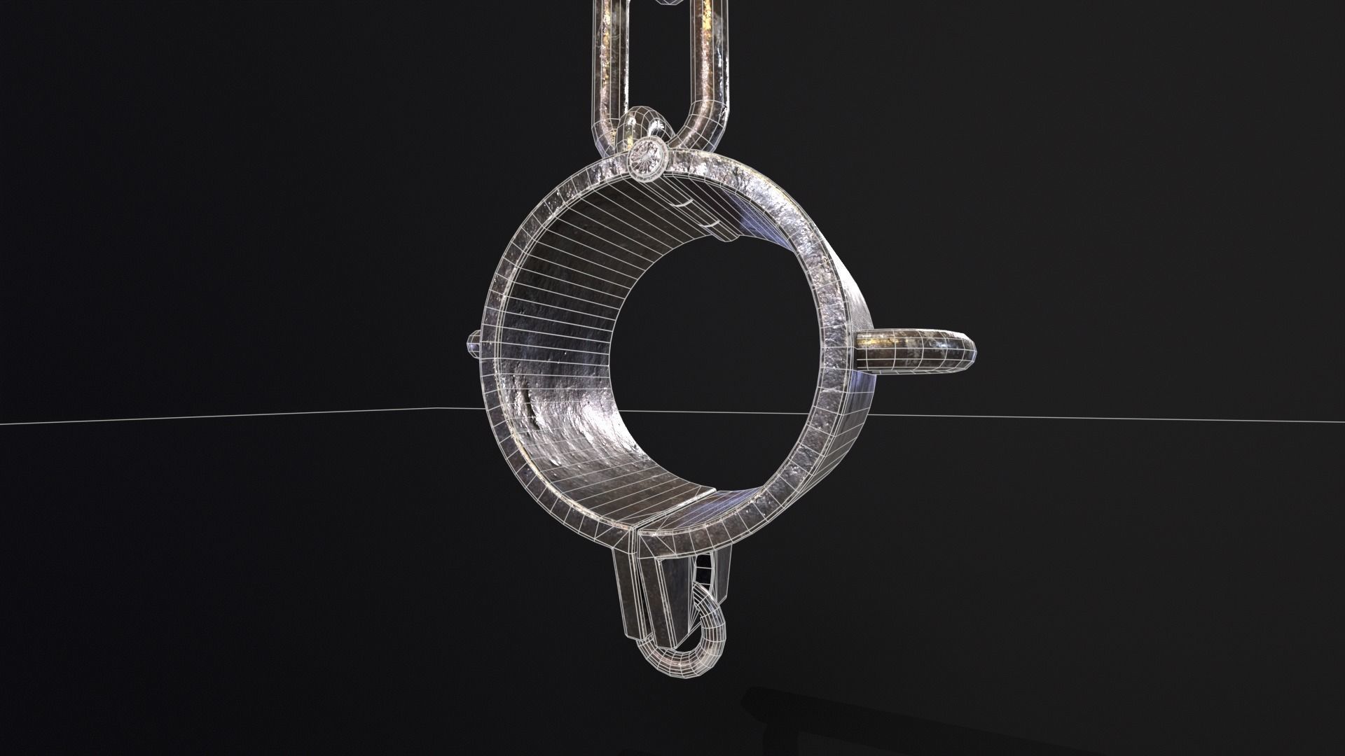 3D model Medieval Cuff Shackles VR / AR / low-poly | CGTrader