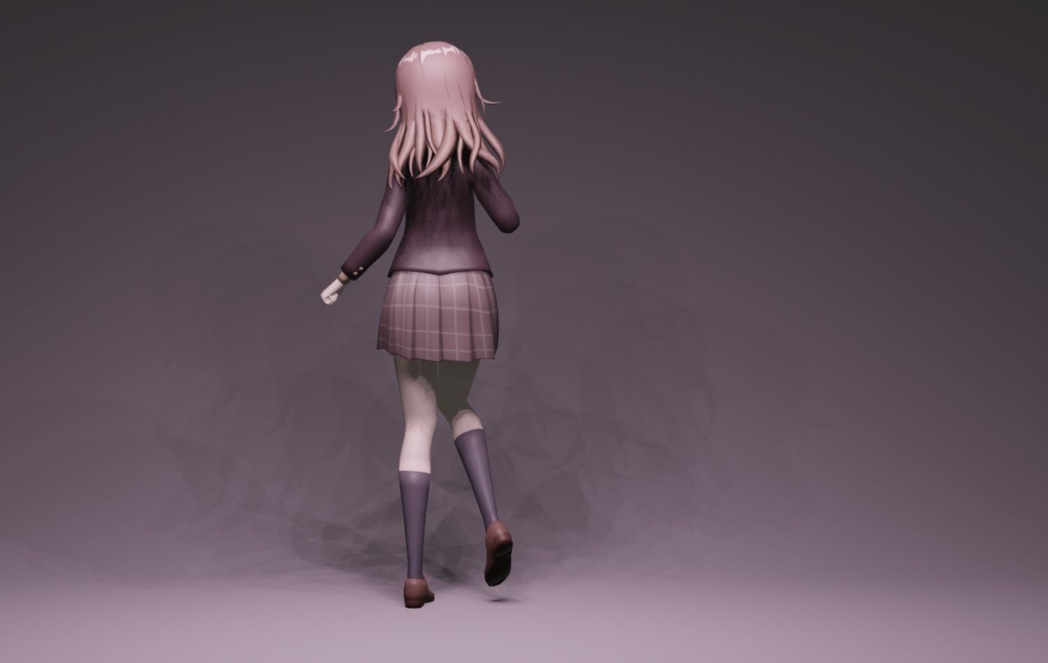 Anime Character - SMB Sayu 3D model | CGTrader