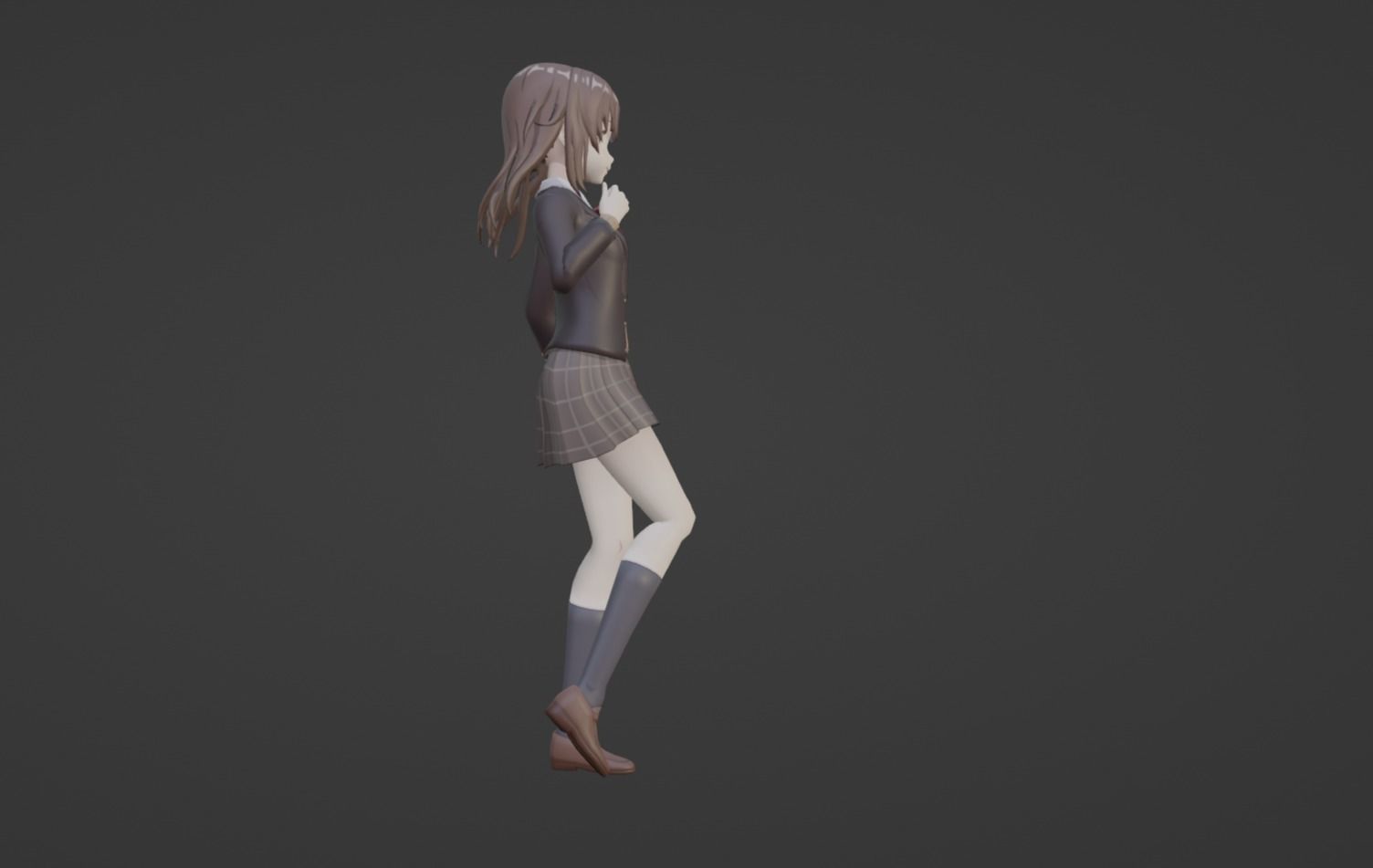 Anime Character - SMB Sayu 3D model | CGTrader