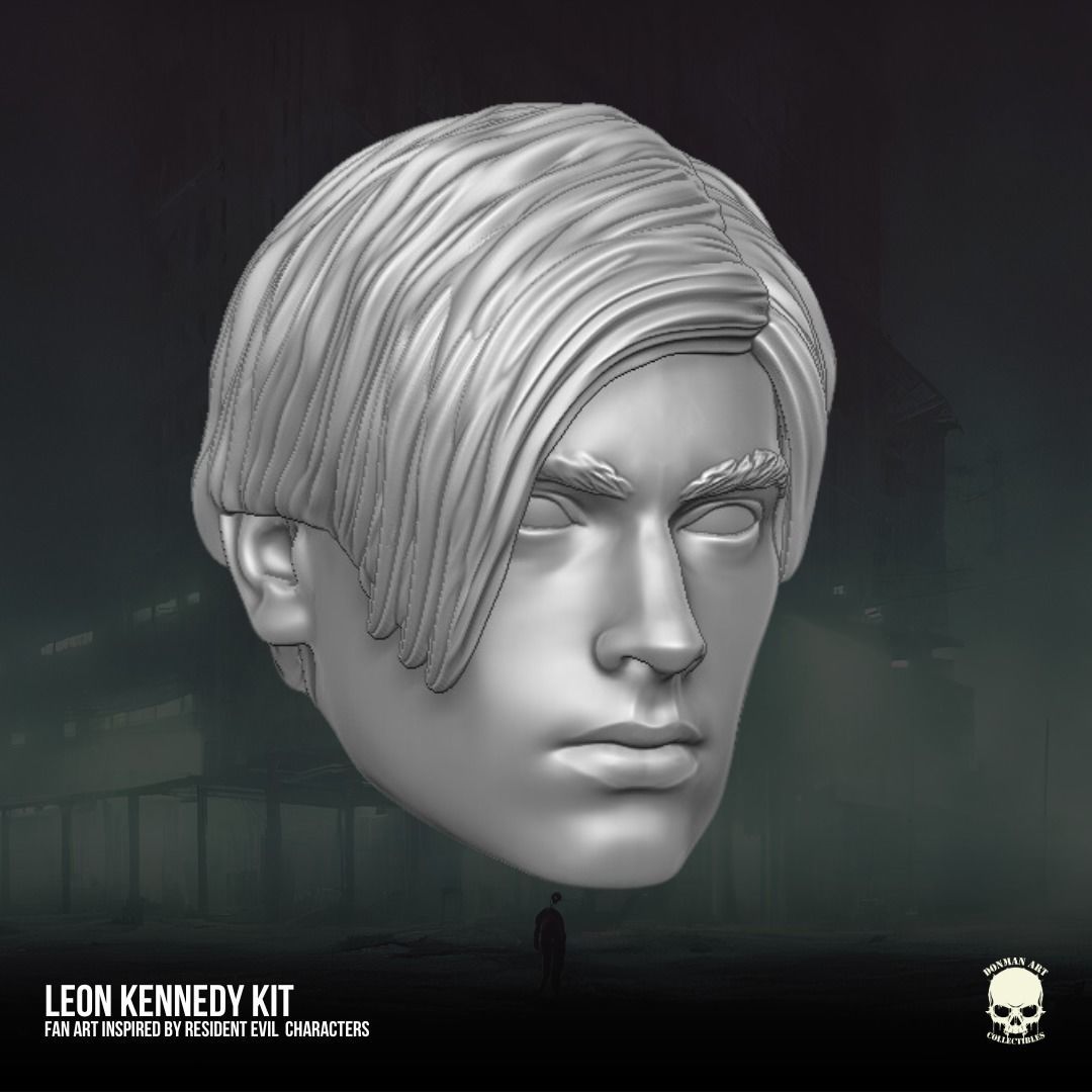 Leon Kennedy Fan Art Kit 3D printable File For Action Figures 3D model ...