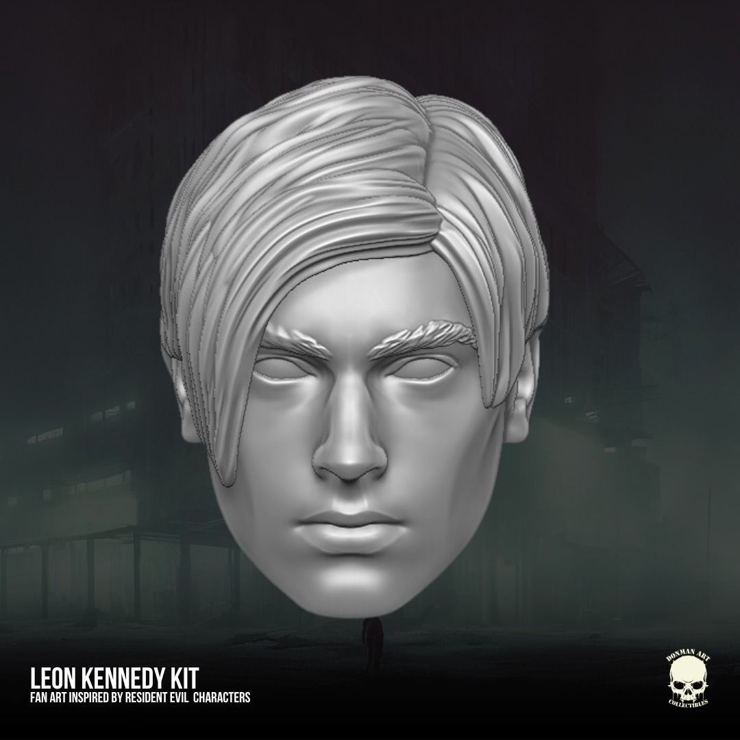 Leon Kennedy Fan Art Kit 3D printable File For Action Figures 3D model ...