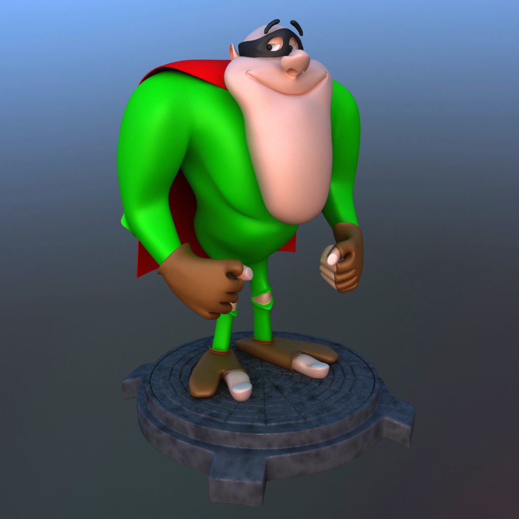 Super Hero Boogerman 3D model | CGTrader