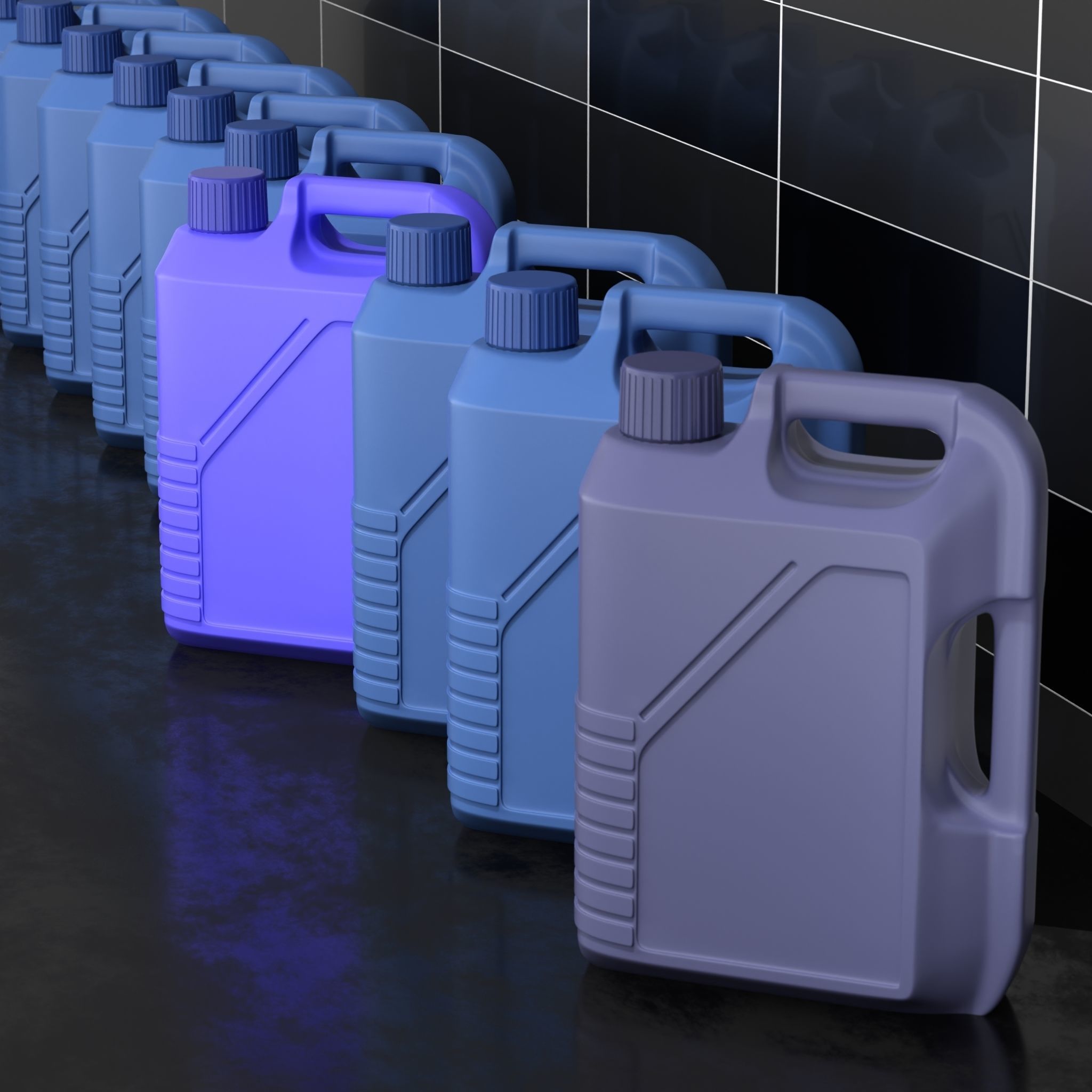 Mobil Engine Oil 3D model | CGTrader