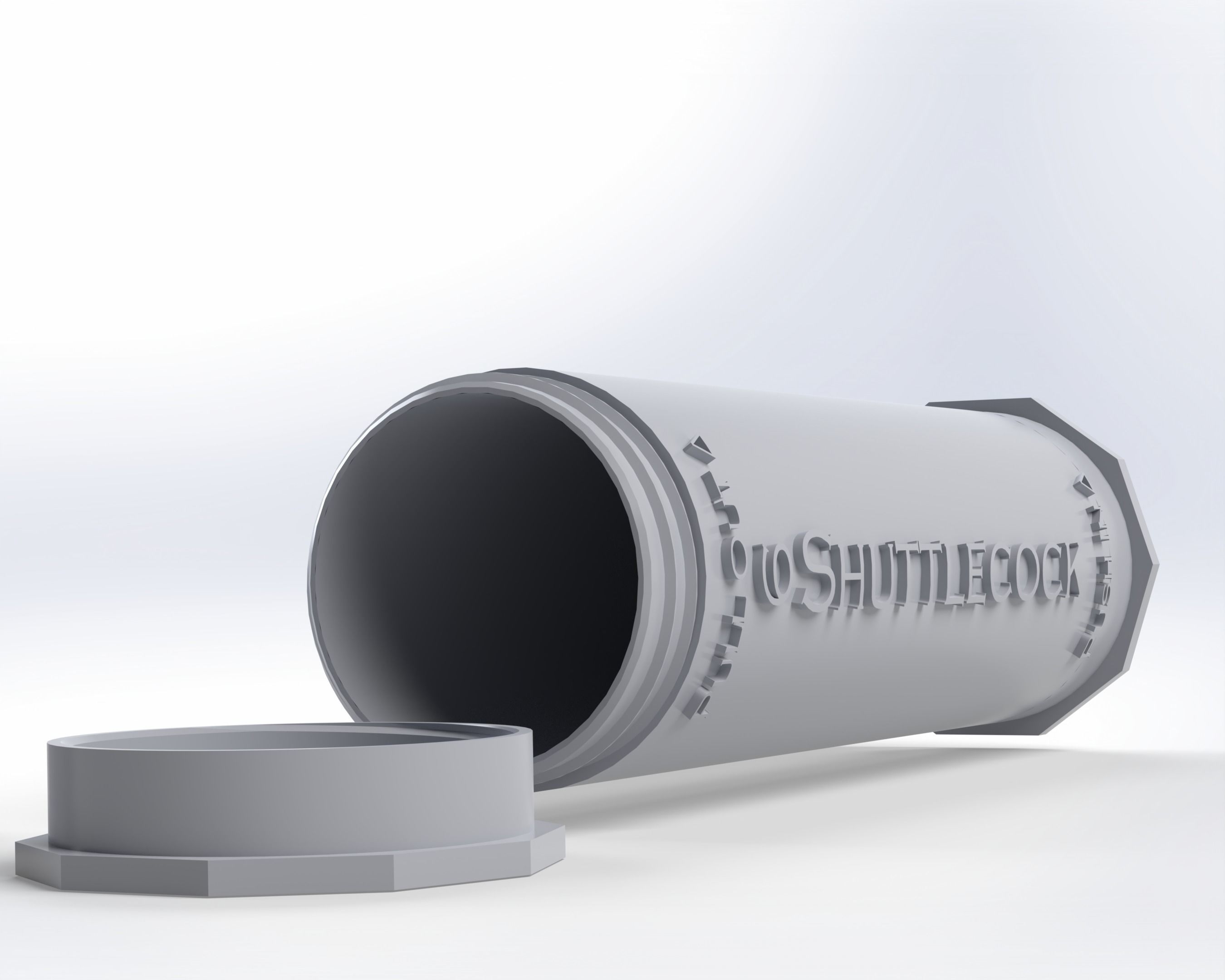 Shuttlecock Tube 6 Shuttles 3d Model 3d Printable Cgtrader