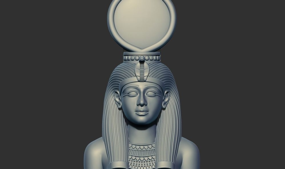 Isis statue goddess of healing and magic 3D printable model 3D model 3D ...