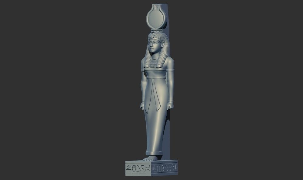 Isis statue goddess of healing and magic 3D printable model 3D model 3D ...