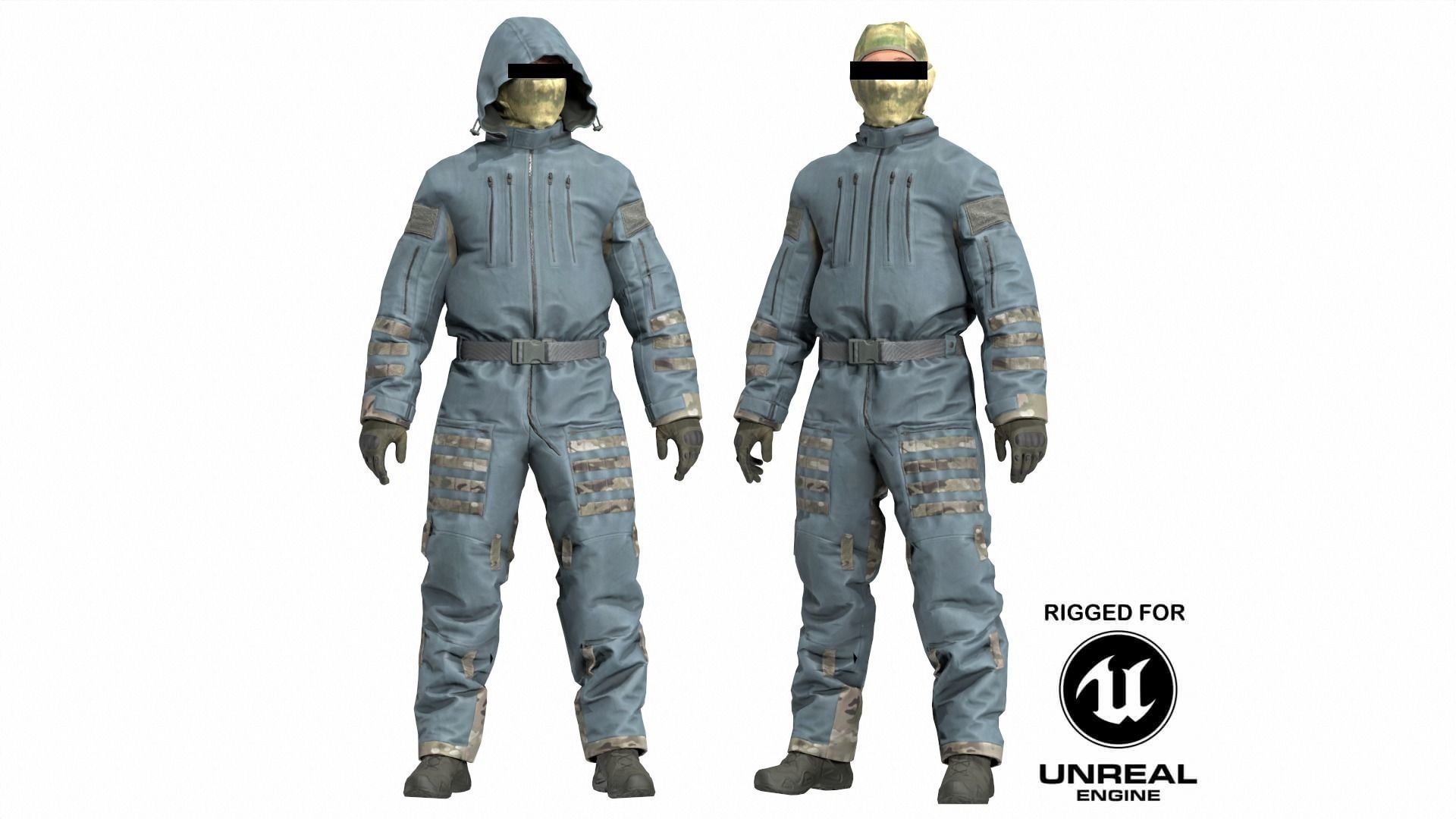 3D model FORT Voin Protective Suit FSB VR / AR / low-poly | CGTrader