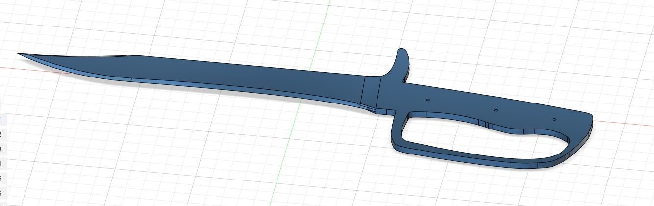 printable knives 3D model 3D printable | CGTrader