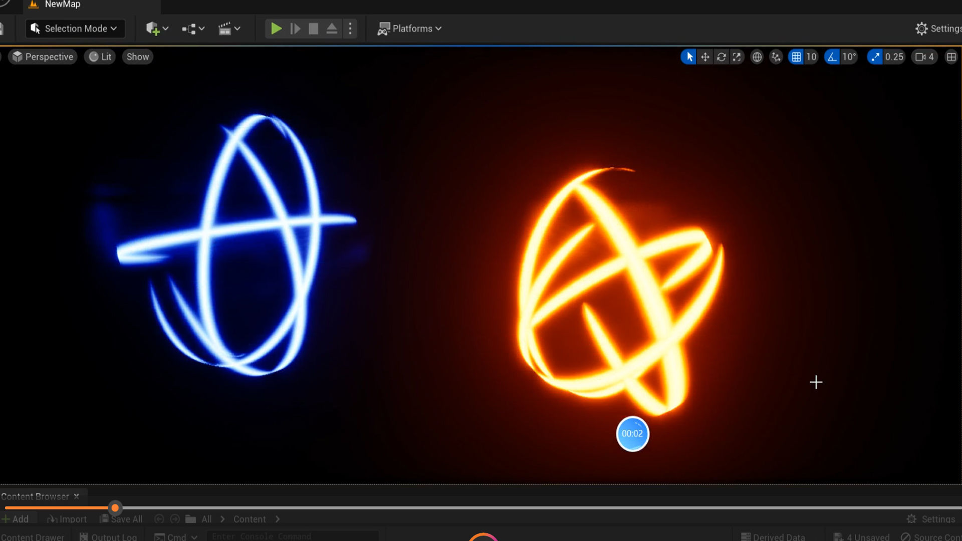 3D model UE 5 Unreal Engine5 FX SCI FI slash particles animation VR ...