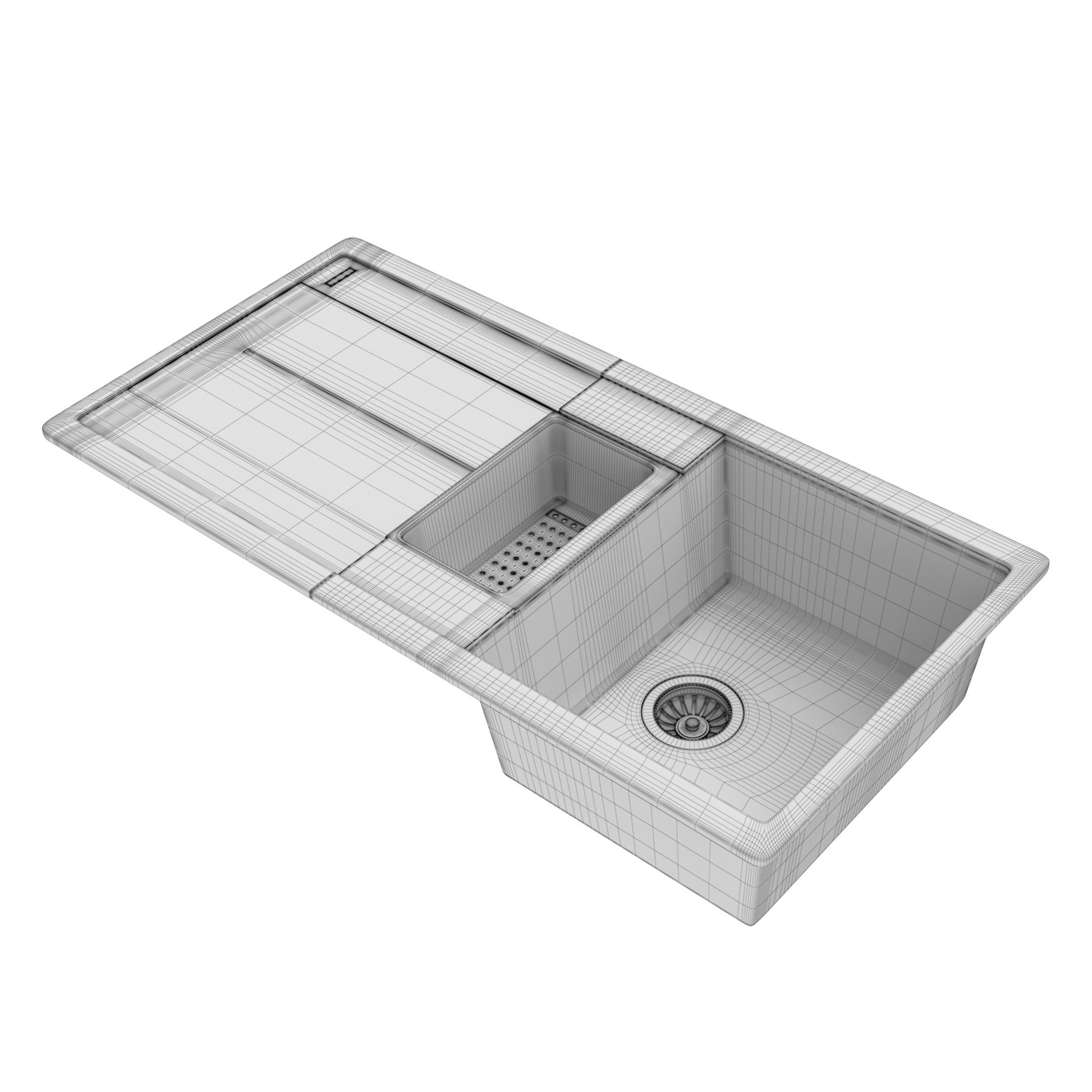 Sink Bianco Metra 6 3D model | CGTrader