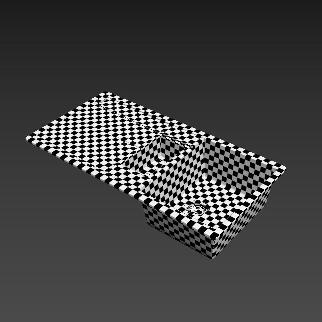 Sink Bianco Metra 6 3D model | CGTrader