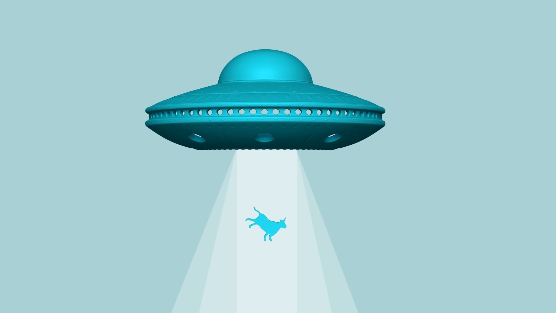Alien UFO Wall Light Spaceship - Creative STL 3D model 3D printable ...
