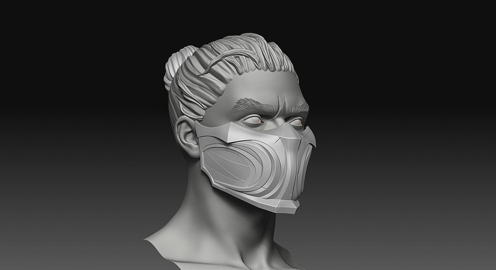 Scorpion Mask 3D model 3D printable | CGTrader